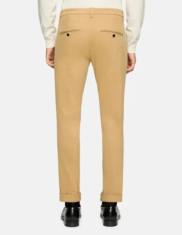DONDUP Belted Cotton Pants