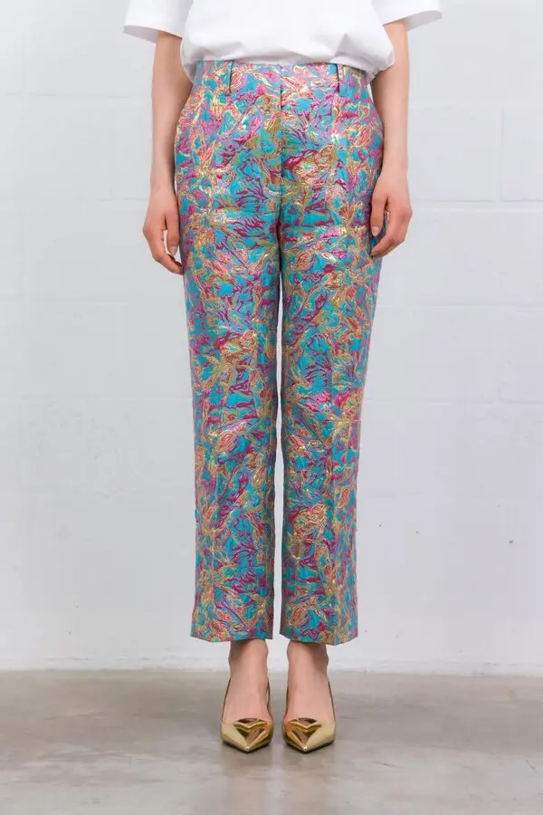 Dries Van Noten Patterned Casual Pants