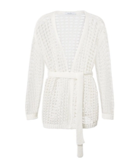 Max Mara Solid Color Cut-out Cardigan