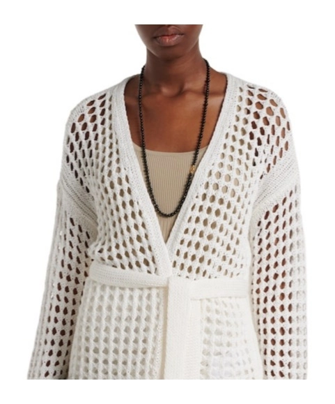 Max Mara Solid Color Cut-out Cardigan