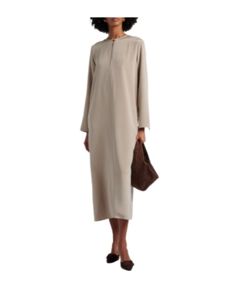 Max Mara Silk-blend Midi Dress