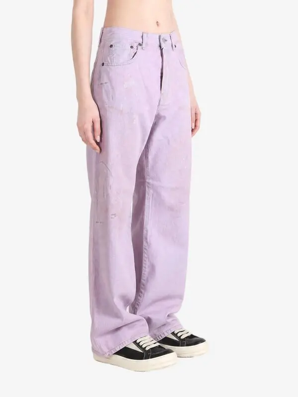 Acne Studios Belted Distressed Jeans