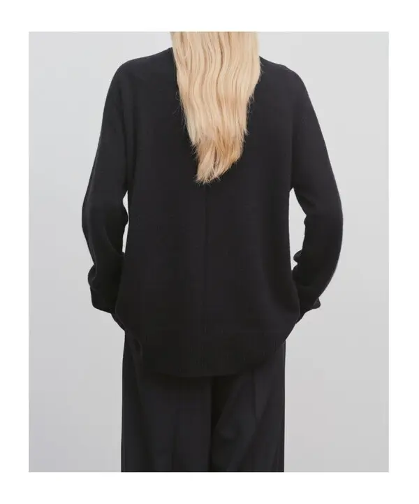 THE ROW High Neck Ribbed Sweater