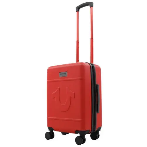 True Religion Molded U 22" Expandable Hardside Carry-on Spinner Luggage - Red