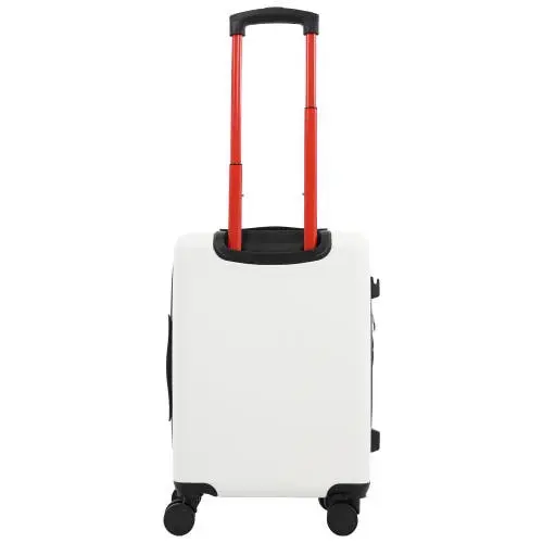 True Religion Molded U Hardside Carry-on Spinner Luggage - White
