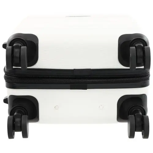True Religion Molded U Hardside Carry-on Spinner Luggage - White