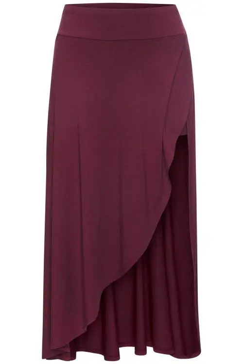 LASCANA Asymmetrical Maxi Skort With Integrated Shorts