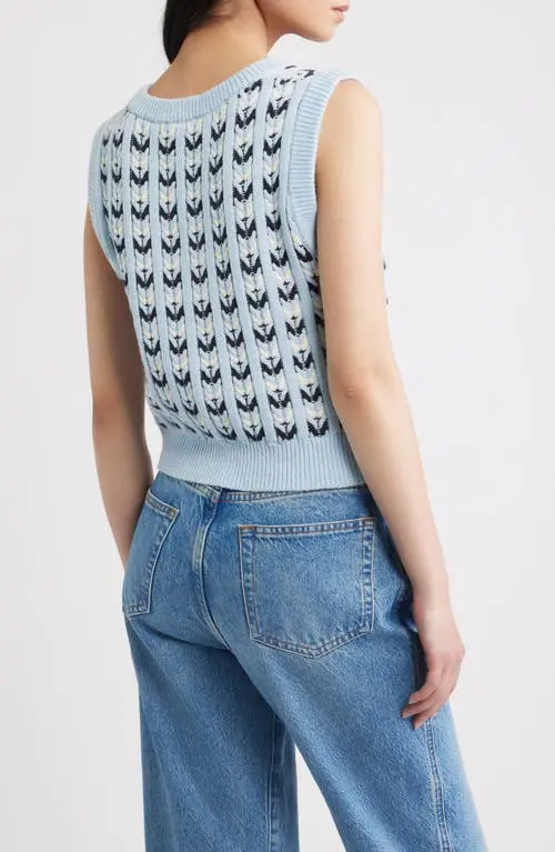 Rails Chance Fair Isle Sleeveless Cardigan