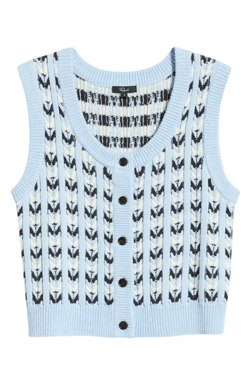 Rails Chance Fair Isle Sleeveless Cardigan