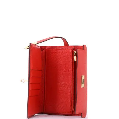 Hermès Kelly Trifold Wallet Chevre Mysore Medium