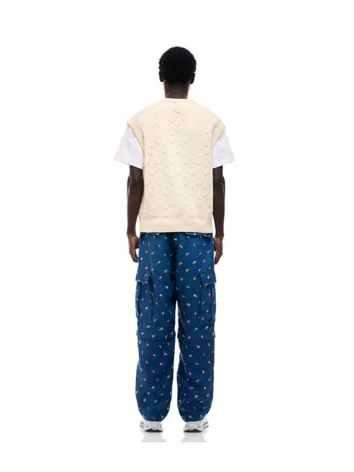 VOWELS Eyelet Sweater Vest - Off White