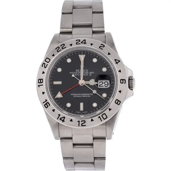 ROLEX Oyster Perpetual Explorer Ii Automatic Watch Stainless Steel 40 - Metallic Silver
