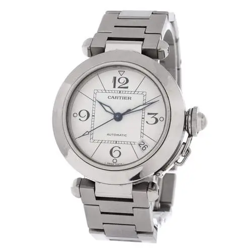 CARTIER Pasha C Automatic Watch Stainless Steel 35