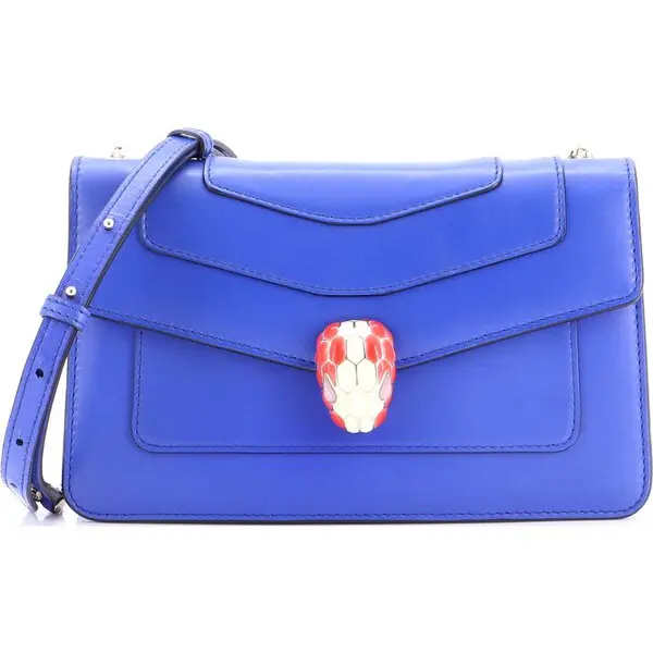 BVLGARI Serpenti Forever Shoulder Bag Leather Small