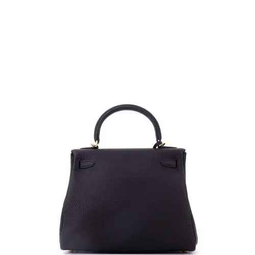 Hermès Kelly Handbag Togo With Gold Hardware 25