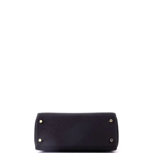 Hermès Kelly Handbag Togo With Gold Hardware 25