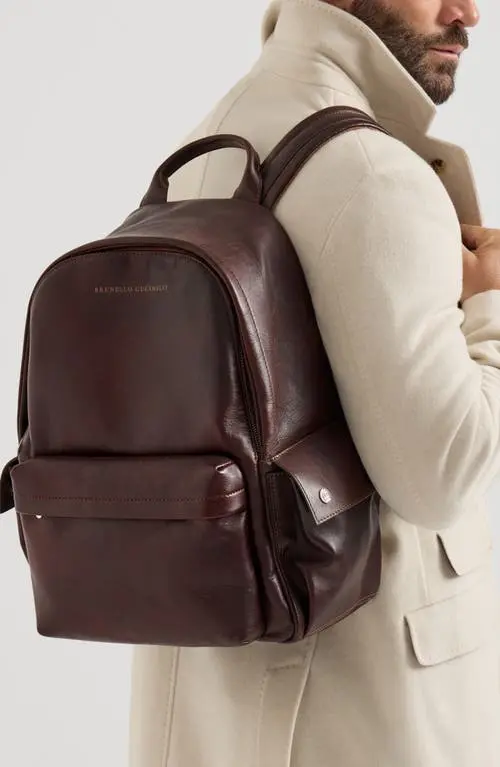 Brunello Cucinelli Calfskin Travel Backpack