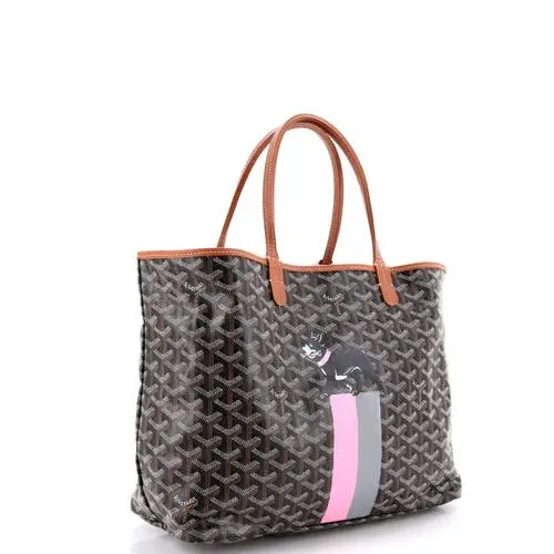 Goyard Saint Louis Tote Printed Coated Canvas Pm