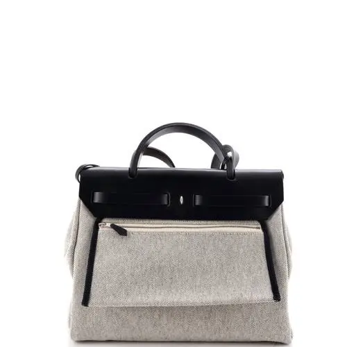 Hermès Herbag Zip Pegase Pop Toile And Leather 31