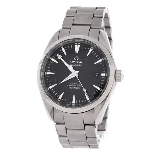 OMEGA Seamaster Aqua Terra 150m Co-axial Chronometer Automatic Watch Stainless Steel 39