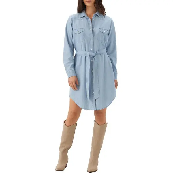 Karen Kane Western Belted Shirtdress