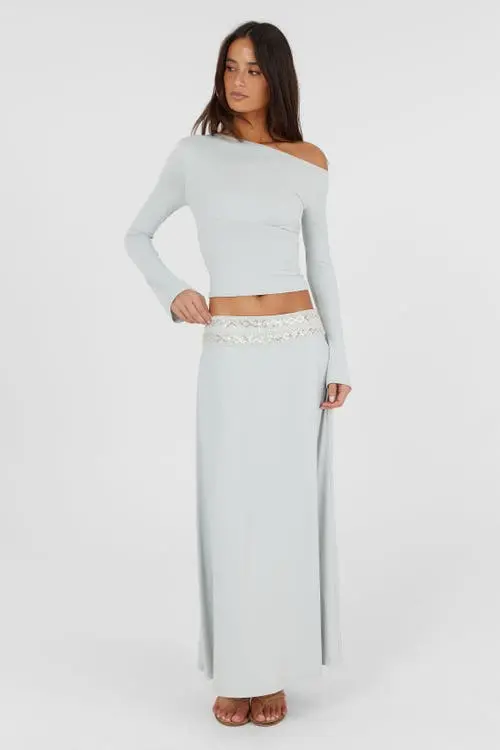 SASHA THERESE Claudette Midi Skirt