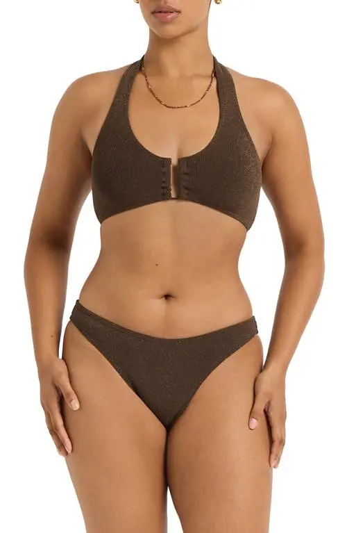 Bond Eye Bailey Crop Halter Bikini Top