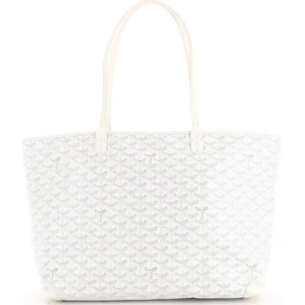 Goyard Artois Tote Coated Canvas Mm - White