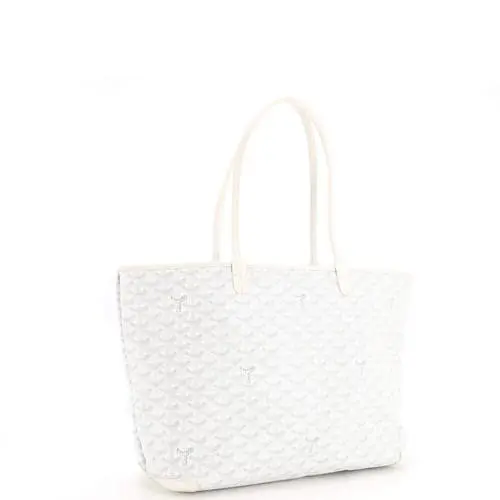 Goyard Artois Tote Coated Canvas Mm - White