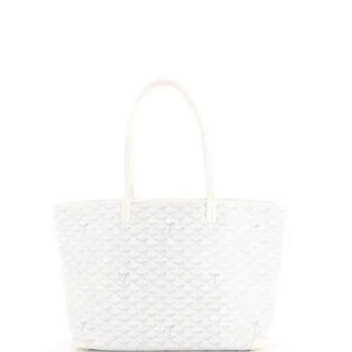 Goyard Artois Tote Coated Canvas Mm - White
