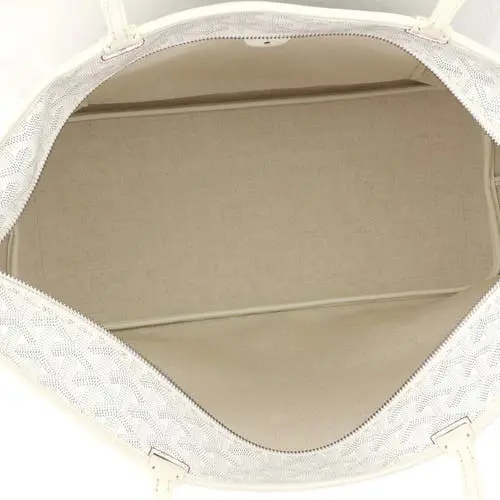 Goyard Artois Tote Coated Canvas Mm - White