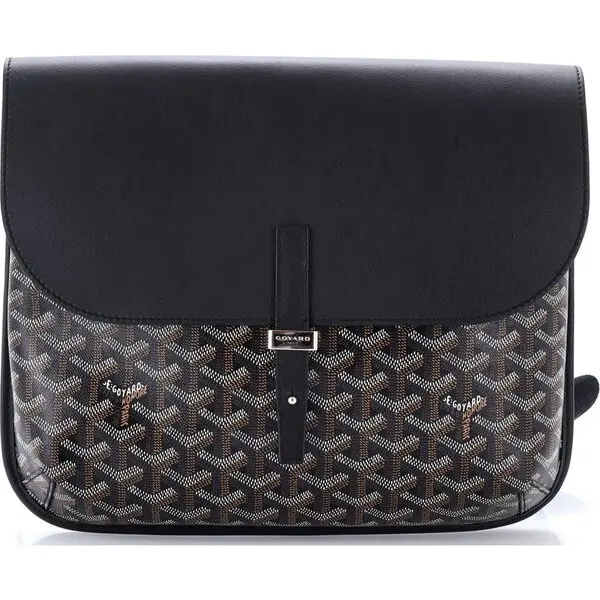 Goyard Coursier Messenger Bag Coated Canvas And Leather