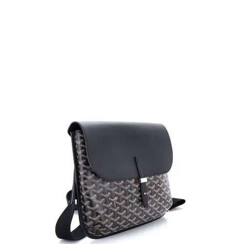 Goyard Coursier Messenger Bag Coated Canvas And Leather