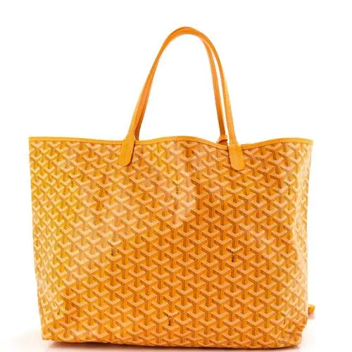 Goyard Saint Louis Tote Coated Canvas Gm - Yellow