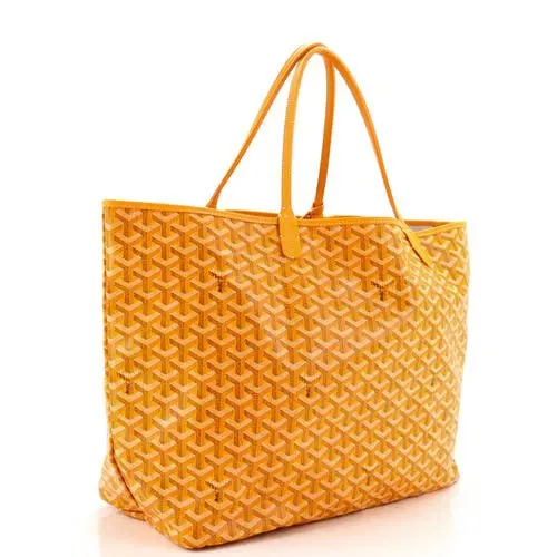 Goyard Saint Louis Tote Coated Canvas Gm - Yellow