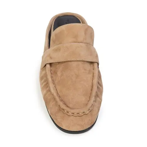 BLACK SUEDE STUDIO Gabby Suede Backless Loafer