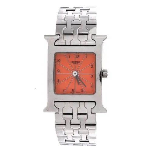Hermès Heure H Quartz Watch Stainless Steel 21 - Metallic Silver