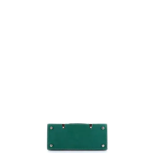 Goyard Structured Saigon Top Handle Bag Coated Canvas With Leather Mini