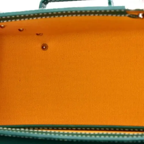 Goyard Structured Saigon Top Handle Bag Coated Canvas With Leather Mini