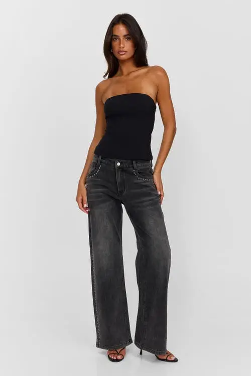 SASHA THERESE Oslo Jean - Black