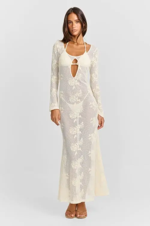 SASHA THERESE Lola Maxi Dress - Beige