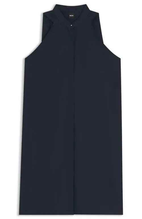 BOSS Sleeveless Cotton Swing Mini Dress
