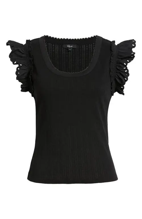 Rails Giovanna Pointelle Stitch Top