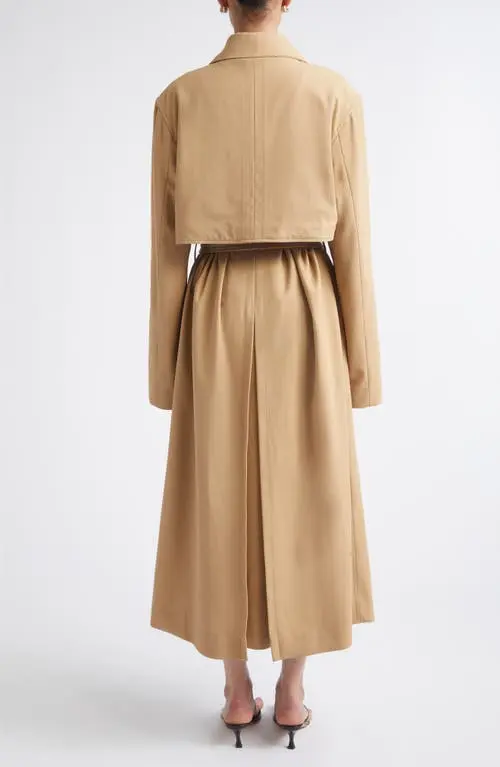 Maria Mcmanus Double Face Organic Cotton Twill Trench Coat