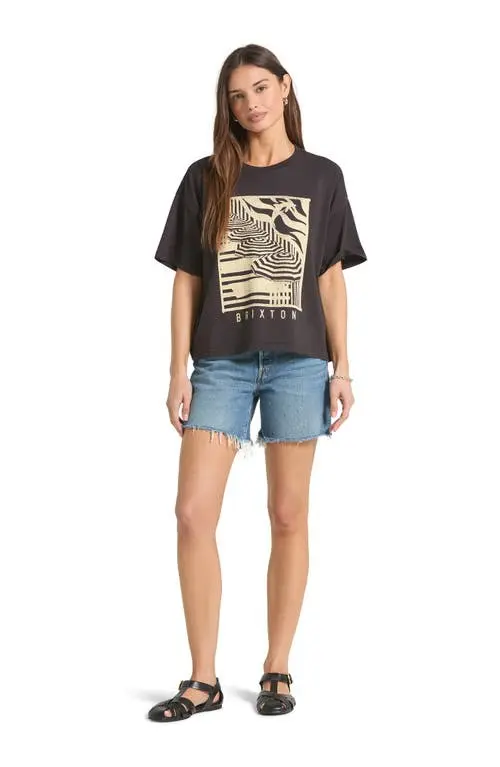Brixton Poolside Boxy Cotton Graphic T-shirt