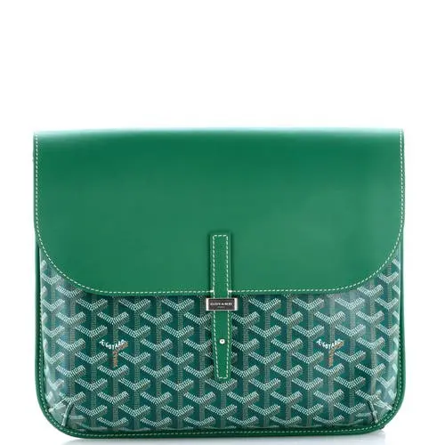 Goyard Coursier Messenger Bag Coated Canvas And Leather