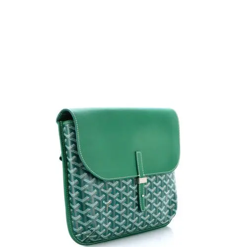 Goyard Coursier Messenger Bag Coated Canvas And Leather