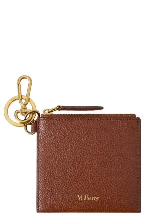 Mulberry Clip Zipped Leather Card Pouch