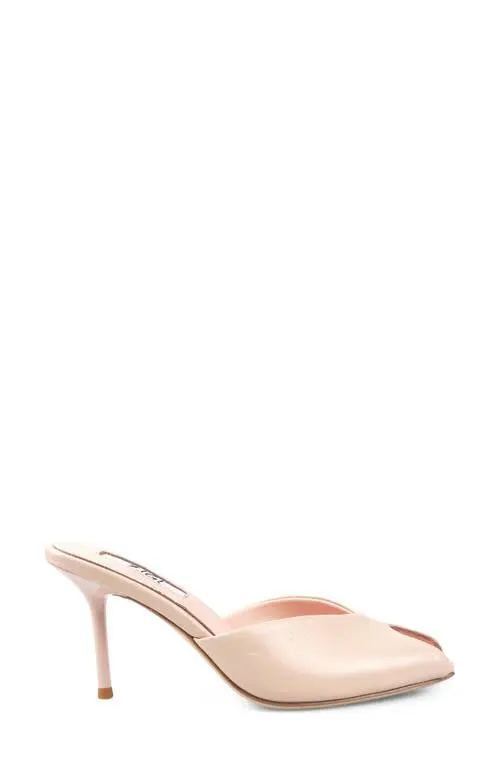 ZIGI Birdey Peep Toe Mule - Blush Leather