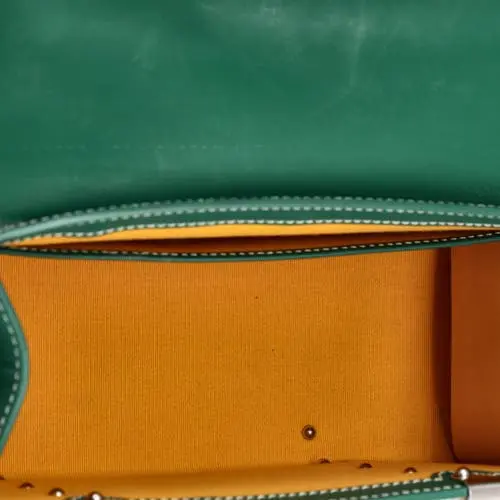 Goyard Structured Saigon Top Handle Bag Coated Canvas With Leather Mini